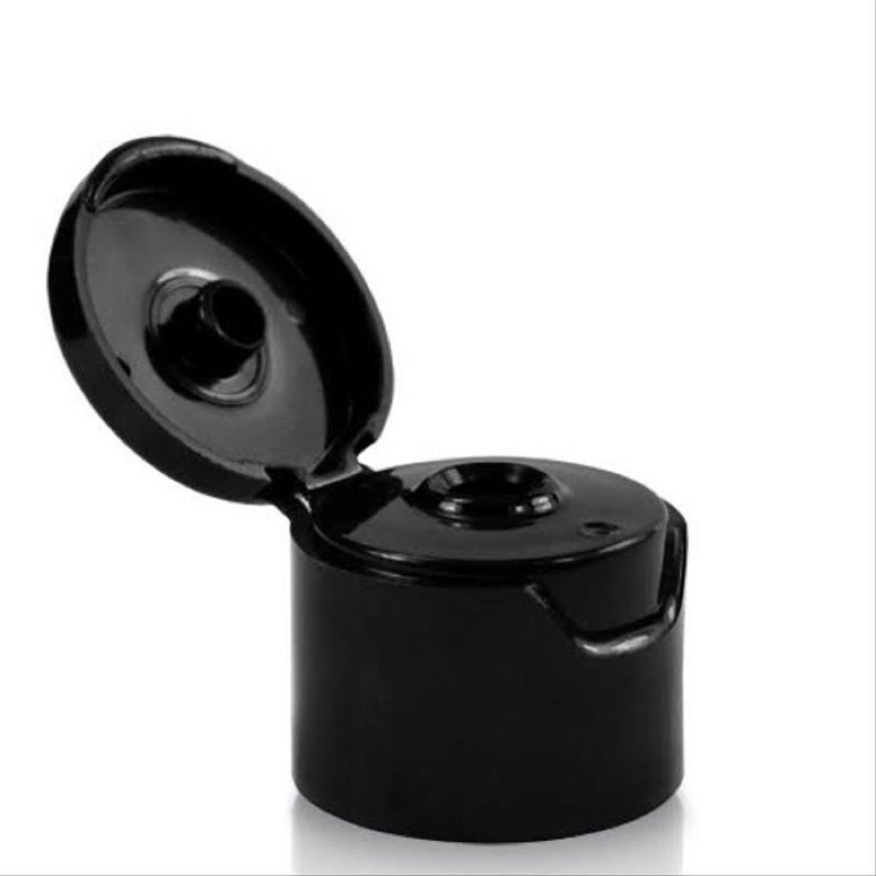 Jual tutup botol NECK 18 flip top 20/30/60 ml drat ulir - hitam ...