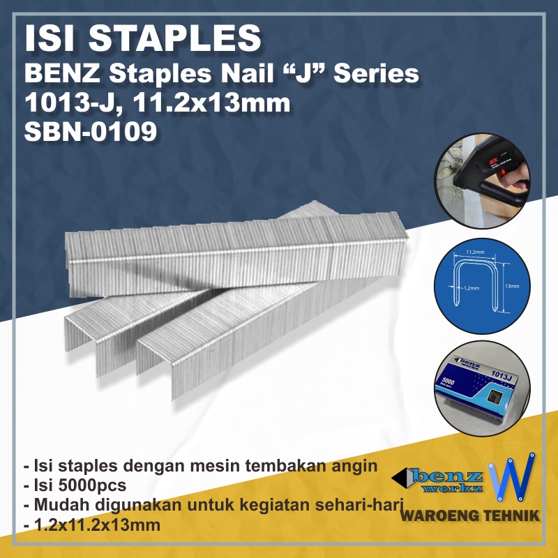Jual Isi Staples anti karat BENZ STAPLES 1013J ( 1 box = 5000 pcs ...