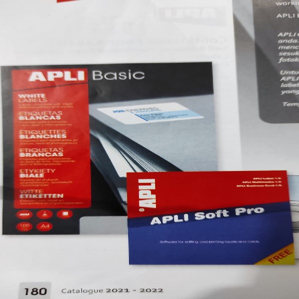 Jual APLI LABEL BASIC A4 70 x 42,4 MM 2.100 LABEL REF 02428 (LOKAL ...