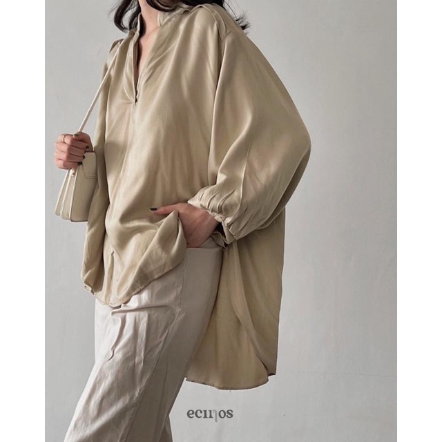 Jual ECINOS: OVA top - Sage Green | Shopee Indonesia
