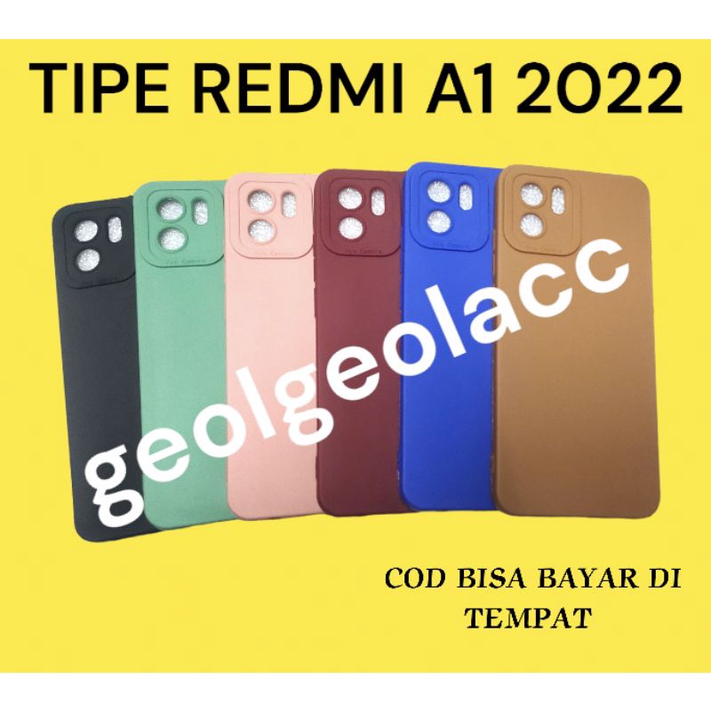 Jual Softcase Casing REDMI A1 4G 2022 Case silikon macaron + pelindung ...
