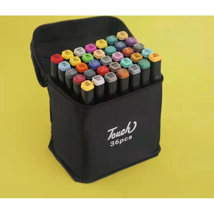 Jual Touch Spidol Dual Side Fine Art Marker 36/48/60/80/120/168 double ...