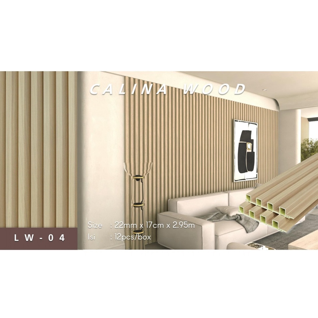 Jual Wallpanel LAIV PVC Dinding / Kisi Kisi Wall Panel / WPC Dinding Kayu | Shopee Indonesia