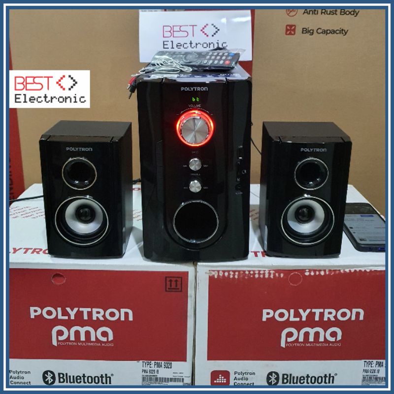 Jual SPEAKER AKTIF POLYTRON PMA 9320 PMA9320 BLUETOOTH | Shopee Indonesia