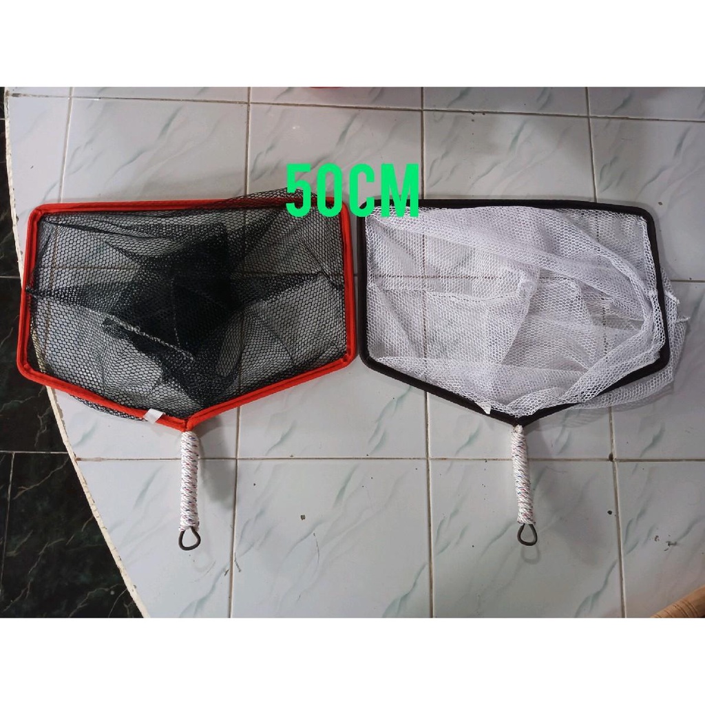 Jual TOL Seser Serokan Saringan Caduk Tangguk Ikan Koi Lele Gurame 50cm ...
