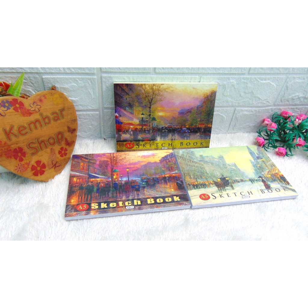 Jual 621415 A5 Sketch Book Buku Gambar KIKY Anak Buku Skesta ukuran A5 ...