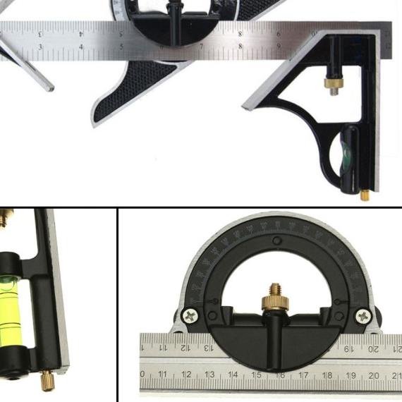 Jual siku tukang combinationTri-square / penggaris tukang kombinasi ...