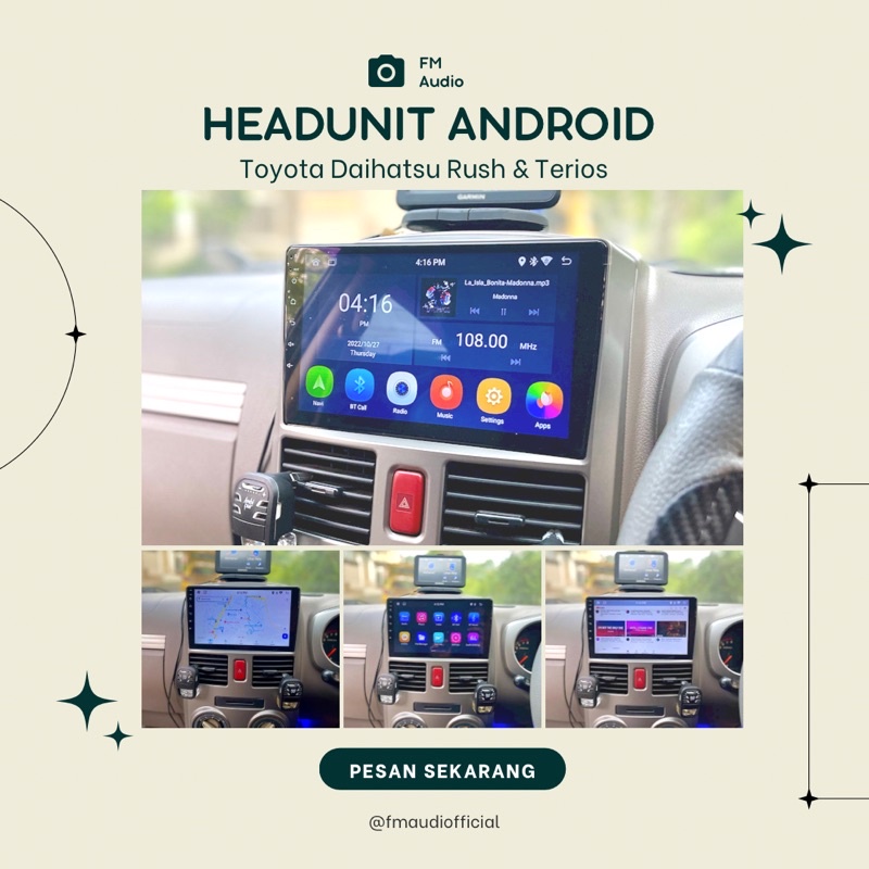 Jual Headunit Android 9 Inch Toyota Rush Terios PNP | Shopee Indonesia