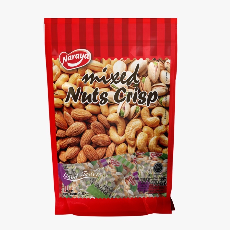 Jual Naraya Mixed Nuts Crisp 200g Naraya Kacang Mix Import TYL Crispy ...
