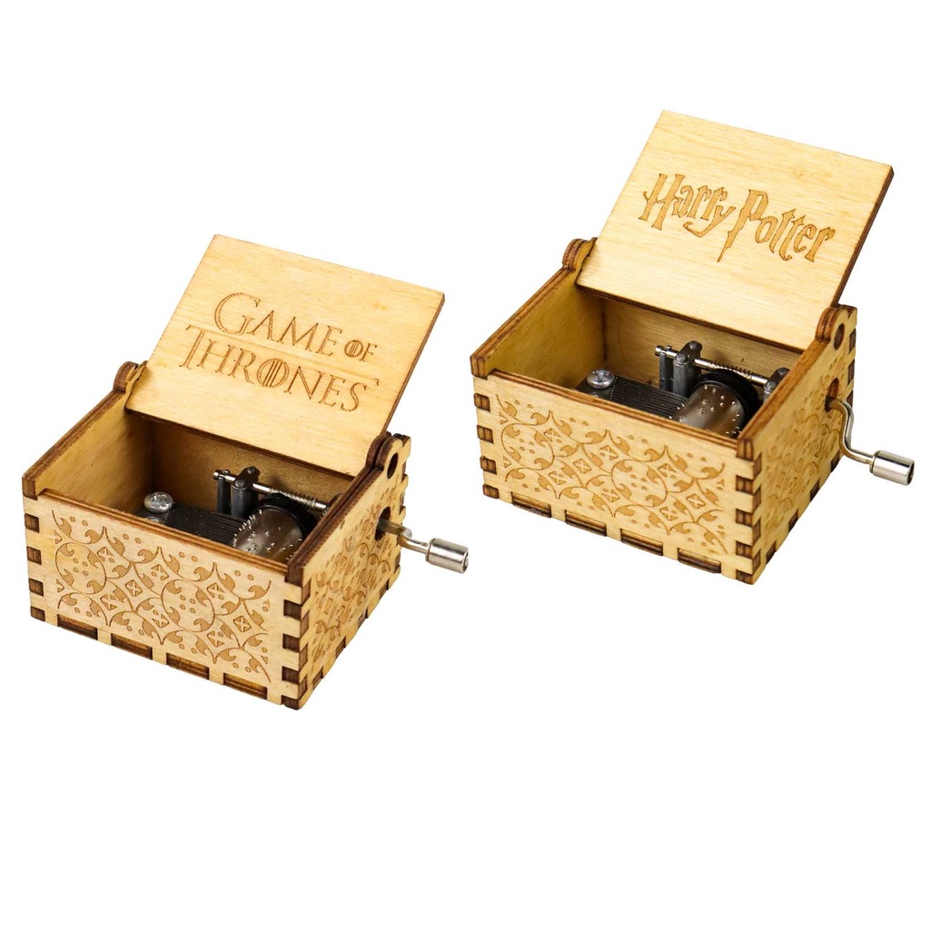 Jual Kotak Musik Kayu Antik Wooden Music Box | Shopee Indonesia