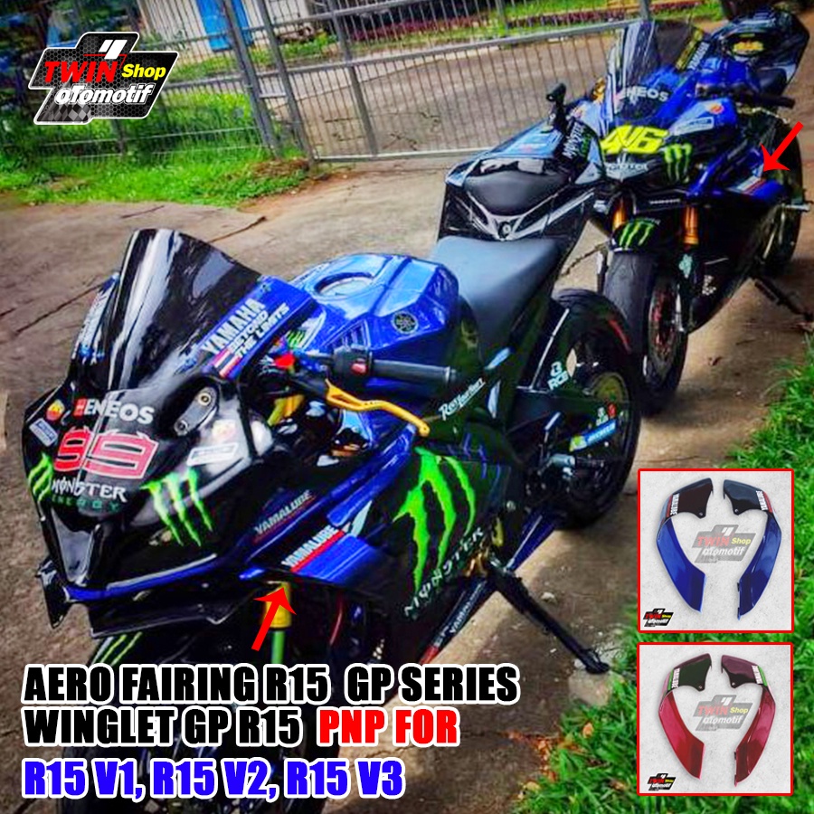 Jual AERO FAIRING GP R15 SERIES FOR ALL TYPE YAMAHA R15, PNP R15 V1 ...