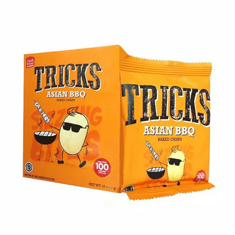 Jual ( BERKAH ) TRICKS Biskuit Kentang Potato Baked Chips 10 x 20gr ...