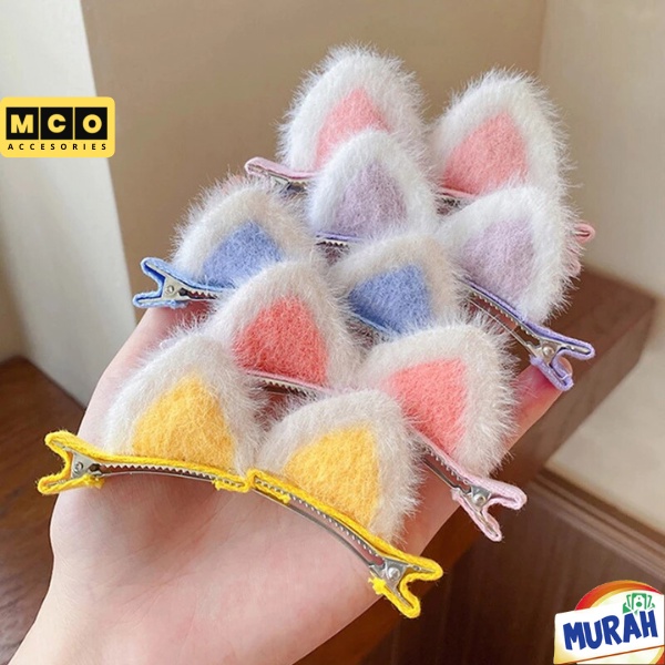 Jual Jepit Rambut Anak Lucu Bentuk Telinga Kucing Isi 2 Aksesoris ...