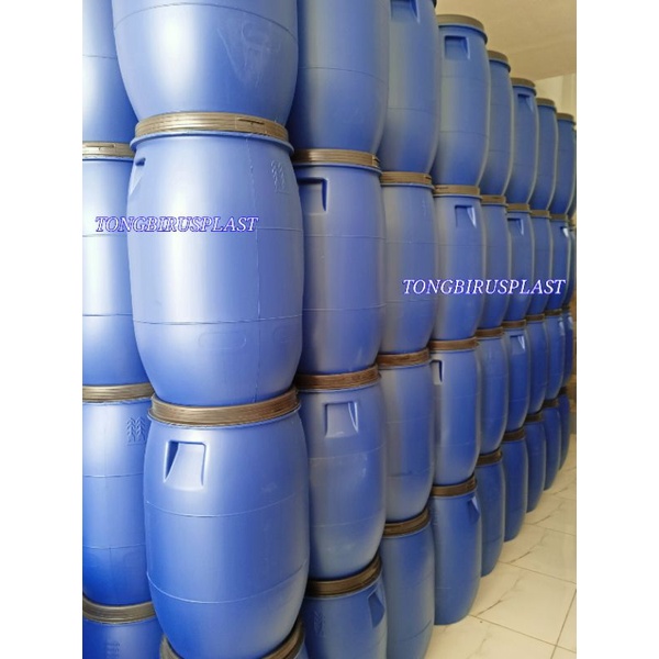 Jual Tong/ Tempat Sampah Biru 60L/ Tong 60L/ Tong Air Biru/ Tong ...