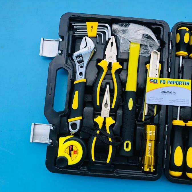 Jual Toolset Toolkit Toolbox Tool Set Tool Kit Tool Box 21Pcs Bosi Tools | Shopee Indonesia