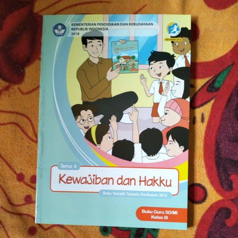 Jual ORIGINAL BUKU GURU TEMA 4 KEWAJIBAN DAN HAKKU KELAS 3 SD | Shopee Indonesia