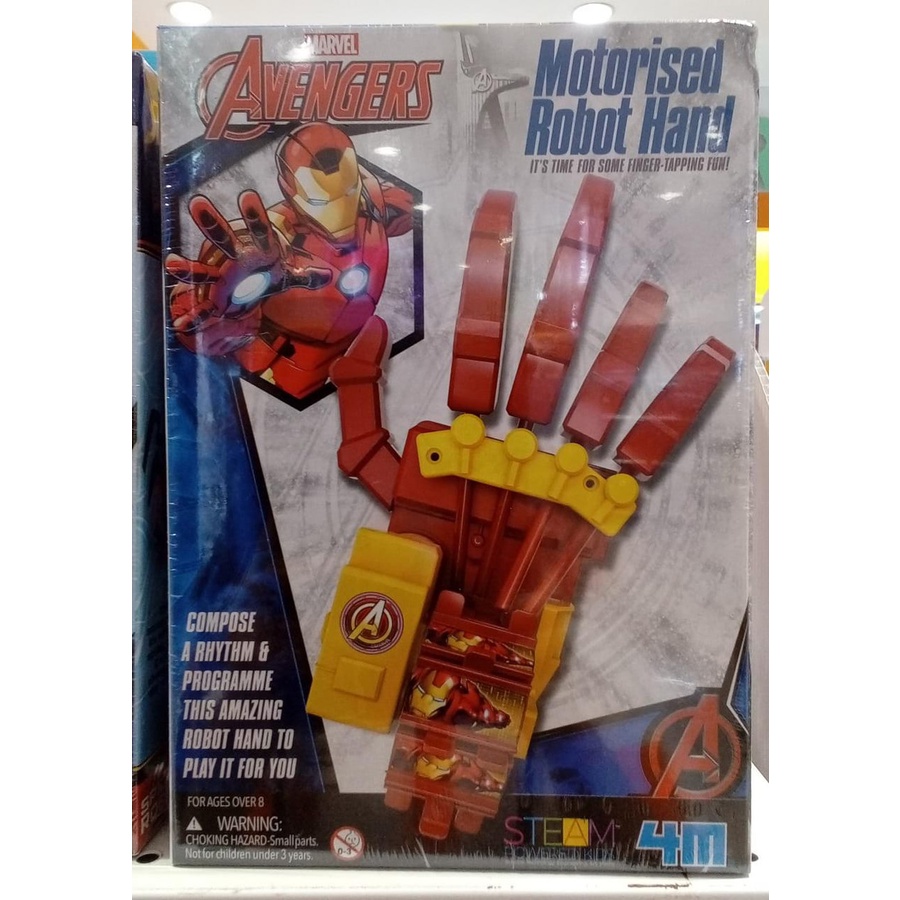 Jual Sale Mainan: 4M Marvel Avengers Motorised Robot Hand Original ...