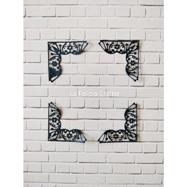 Jual Pola Scrapbook Lace Frame Corner Sudut 1 set/4pcs/Hiasan Renda ...