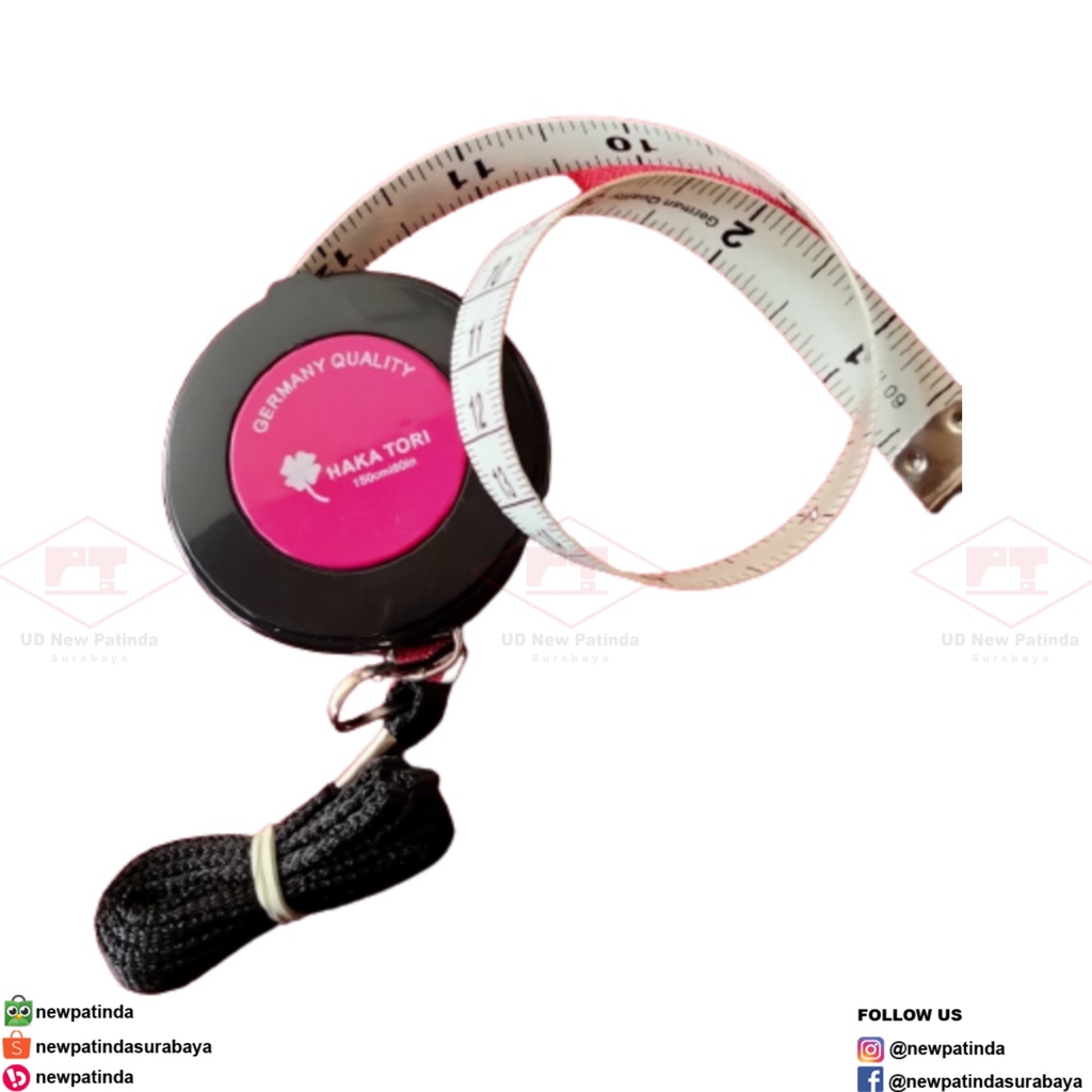 Jual Meteran Tarik / Roll HAKA TORI 150cm Warna Warni BESAR | Shopee ...
