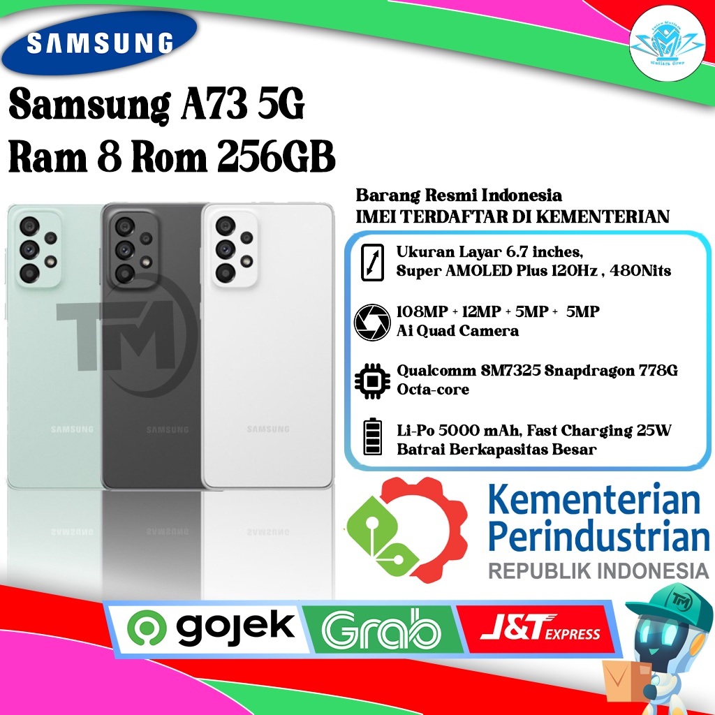 Jual Samsung A73 5G Ram 8 Rom 256GB | Shopee Indonesia