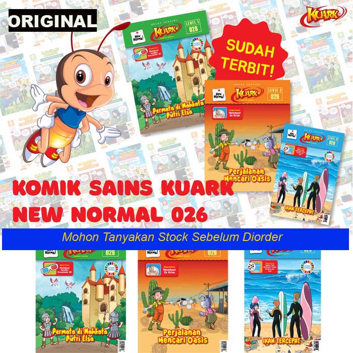 Jual KOMIK SAINS KUARK NOMOR 026 LEVEL LENGKAP TAHUN XVII - NEW NORMAL - Materi Olimpiade Sains ...