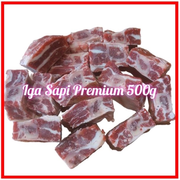 Jual Iga Sapi Premium/Iga Back Ribs Potongan Pendek 1kg | Shopee Indonesia