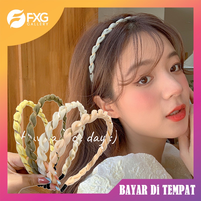 Jual FXG - Bando Wanita Fashion Korea Cantik Lucu Bondu Rambut Bandana ...