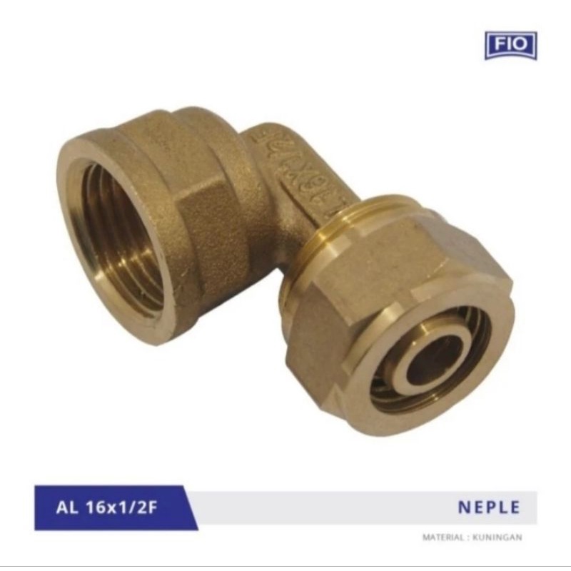 Jual knee sambungan pipa air panas / knee elbow kuningan / knie sambungan drat dalam 1/2 in ...