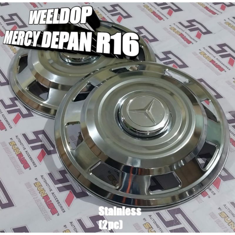 Jual Whelldop Ring 16 Mercy Chrome | Shopee Indonesia