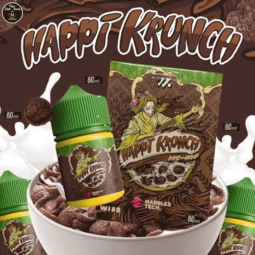 Jual [FREEBASE 60ML] HAPPI KRUNCH HK COKLAT SUSU CEREAL BY WISE JUICE | Shopee Indonesia