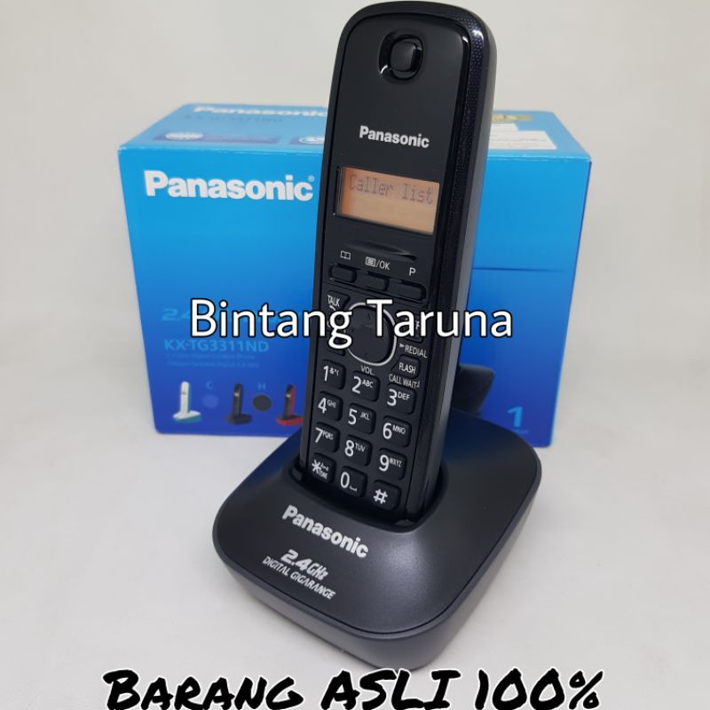 Jual Wireless Phone Panasonic KX-TG3311ND Telepon Wireless Panasonic KX-TG3311 Telepon Panasonic ...