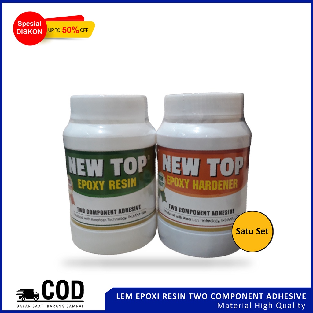 Jual LEM EPOXY RESIN SET 2 DUA KOMPONEN ADHESIVE RESIN MULTI FUNGSI ...