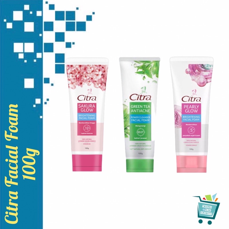 Jual Citra Facial Foam / Facial Wash / Sabun Cuci Muka Sakura Glow ...