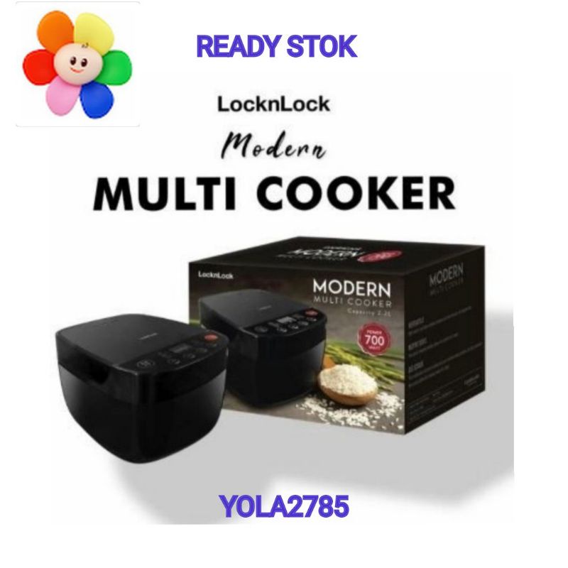 Jual LocknLock Modern Multi Rice Cooker 2.2 L 2L LocknLock | Shopee ...