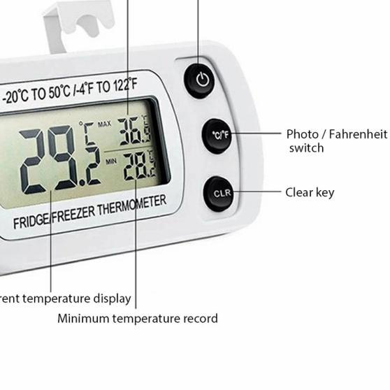 Jual Termometer digital kulkas pendingin freezer-fridge thermometer ...