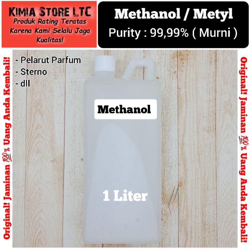 Jual Methanol 1 Liter / Metanol 1LITER ( Purity 99,99% ) Murni | Shopee ...