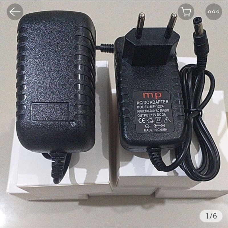 Jual Adaptor 12v 2a Murni New FULL DUS cctv router modem wifi cocok ...