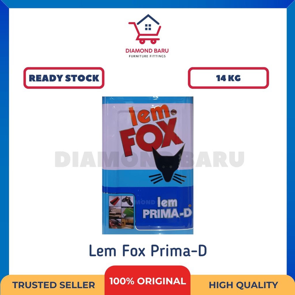 Jual Lem Kuning/ Lem Material HPL / Lem Fox Prima-D 14 kg | Shopee ...