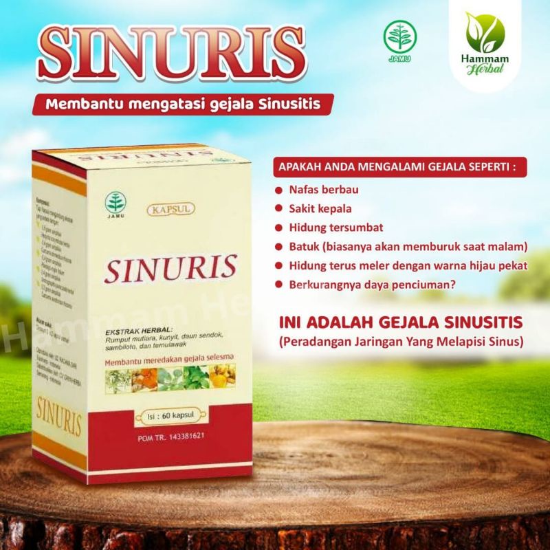 Jual Obat Sinusitis Paling Ampuh Sinuris Griya Herba | Shopee Indonesia