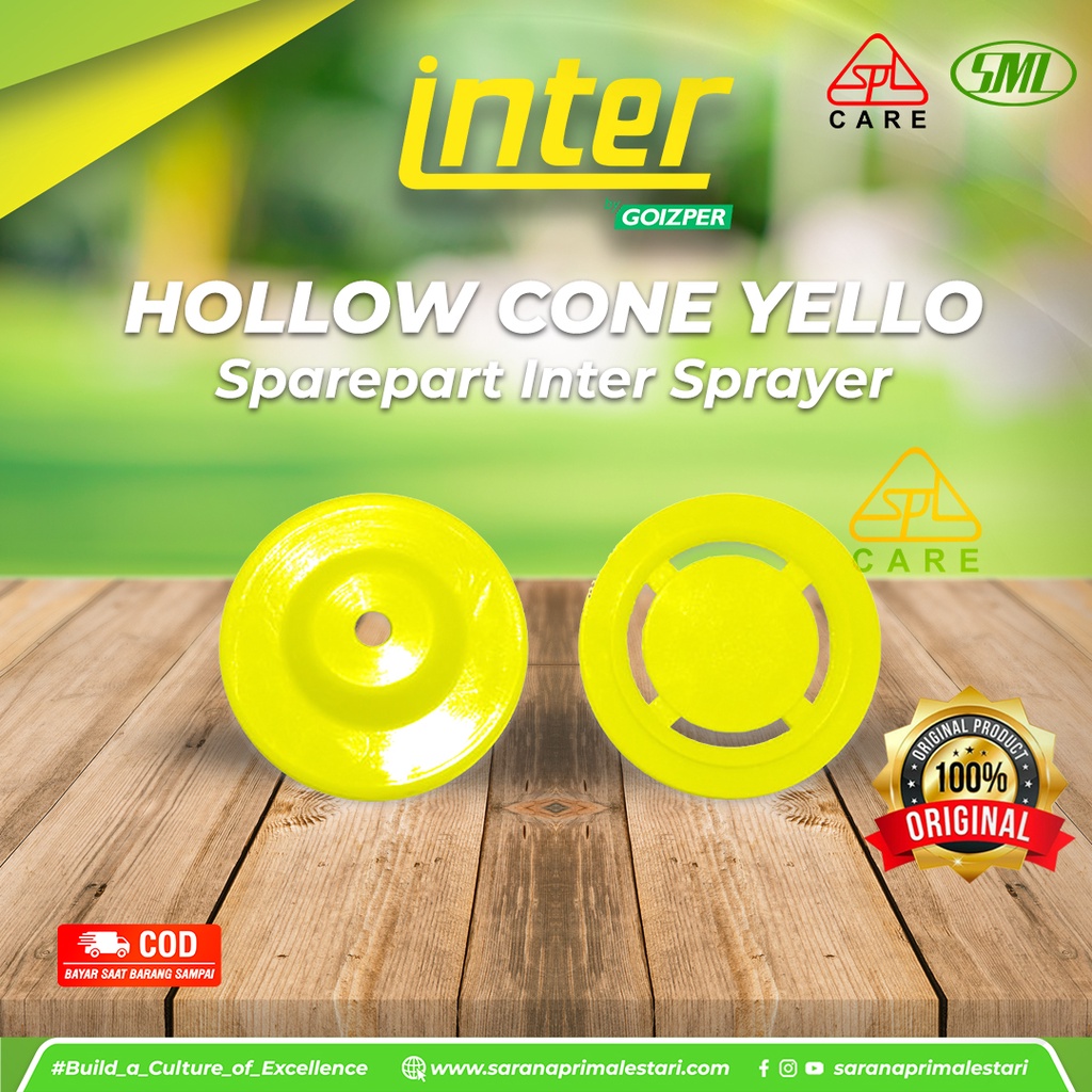 Jual HOLLOW CONE YELLOW TIP WITH TWISTER/NOZZLE INTER SPRAYER - ISI 5 ...