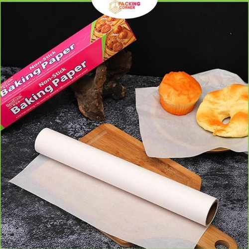 Jual BAKING PAPER KERTAS 5M KERTAS ROTI KERTAS ALAS MINYAK BBQ ALAS ...