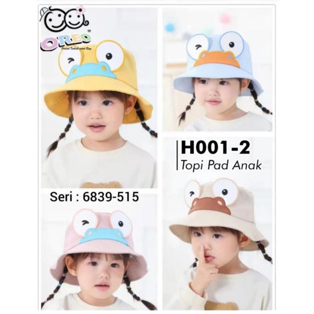 Jual Topi Anak Bucket Oreo tipe duck 2-6 tahun | Shopee Indonesia