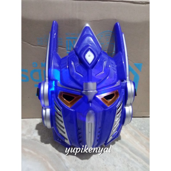 Jual Topeng Transformer Optimus Prime Led | Shopee Indonesia
