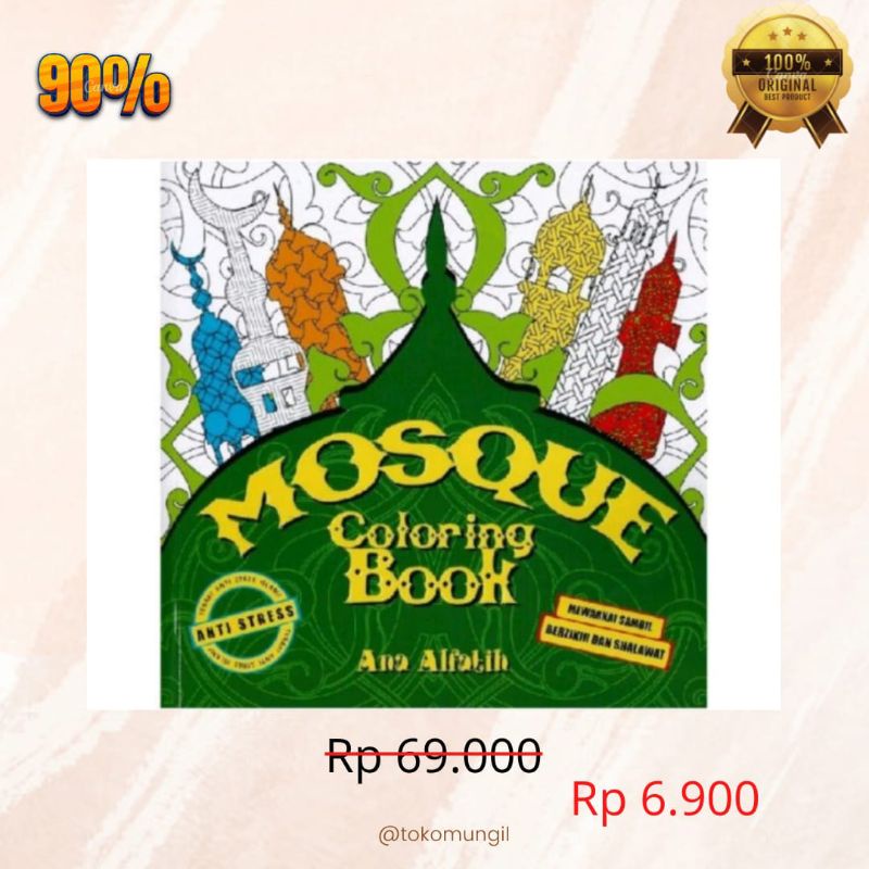 Jual TM | BUKU ISLAMIC MOSQUE COLORING BOOK | BUKU MEWARNAI ISLAM ...