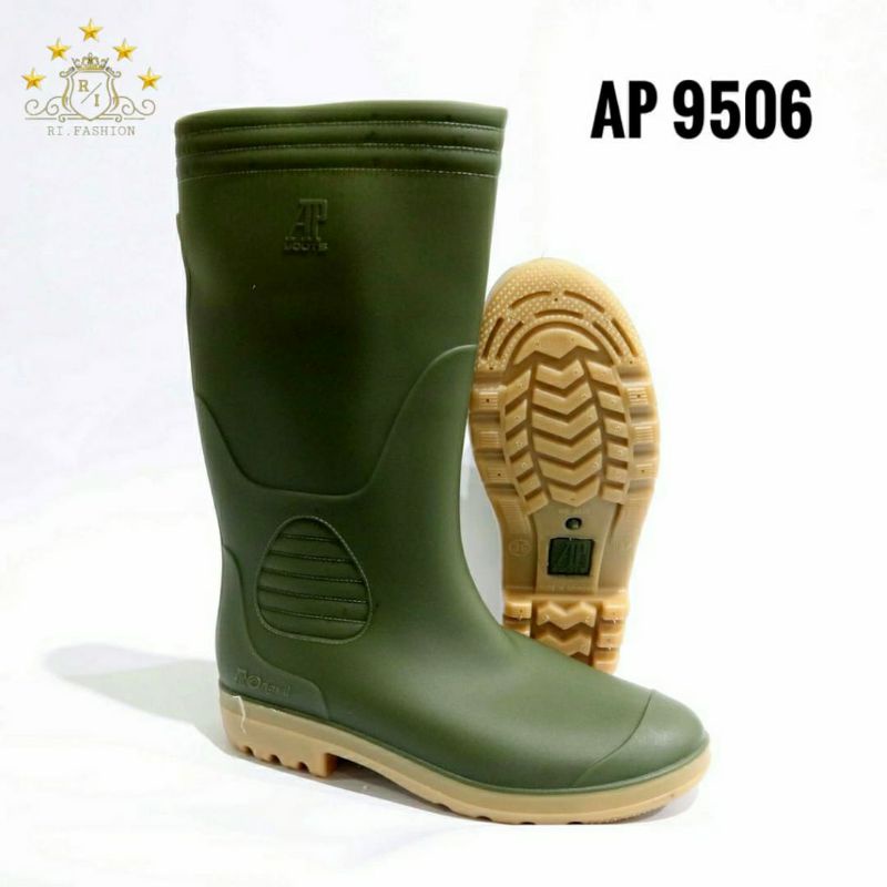 Jual LEGION SEPATU AP BOOT KARET SAFETY UJUNG BESI / STEEL TOE SAFETY ...