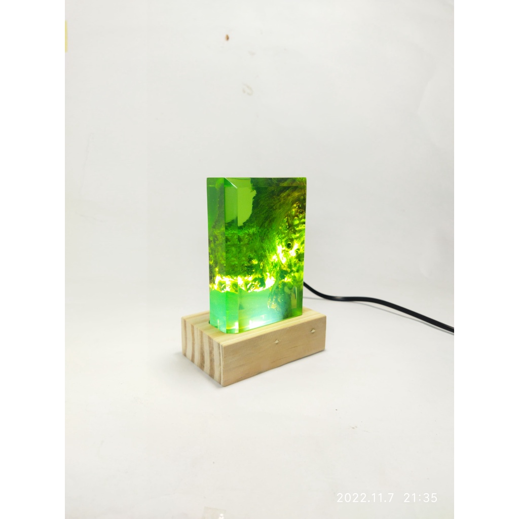 Jual Lampu hias Evagilengst lampu resin Green G6 | Shopee Indonesia