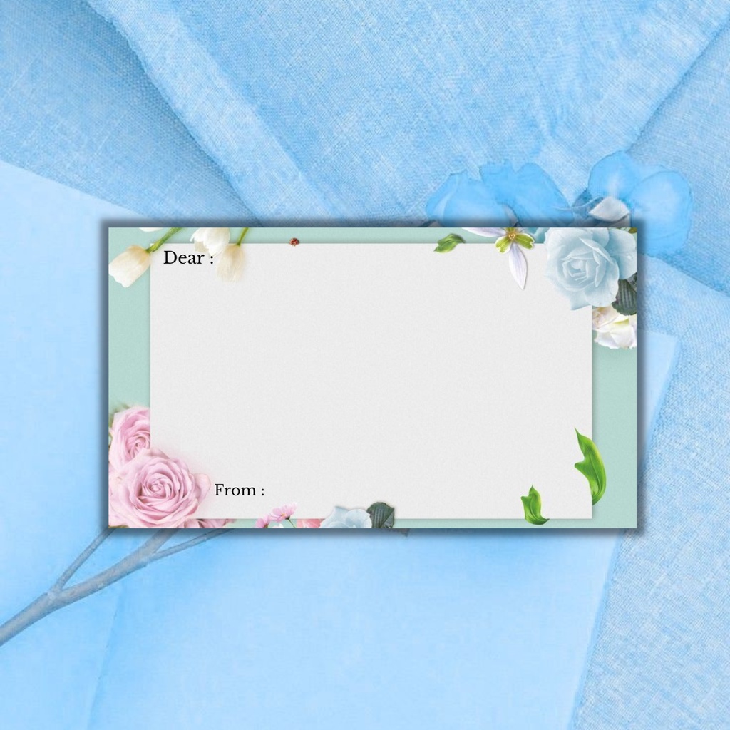 Jual KARTU UCAPAN KOSONG | GREETING CARD | BLANK CARD (MINIMAL ORDER 1 ...