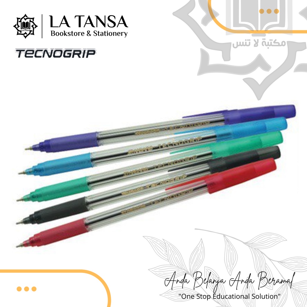 Jual PEN STANDARD TECNOGRIP BLACK | Shopee Indonesia