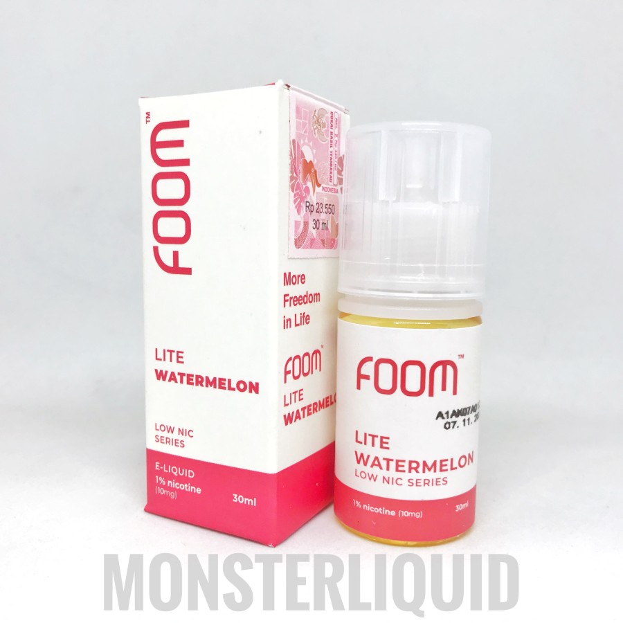 Jual SALT FOOM LITE WATERMELON BY FOOM LAB 10MG 30ML | Shopee Indonesia