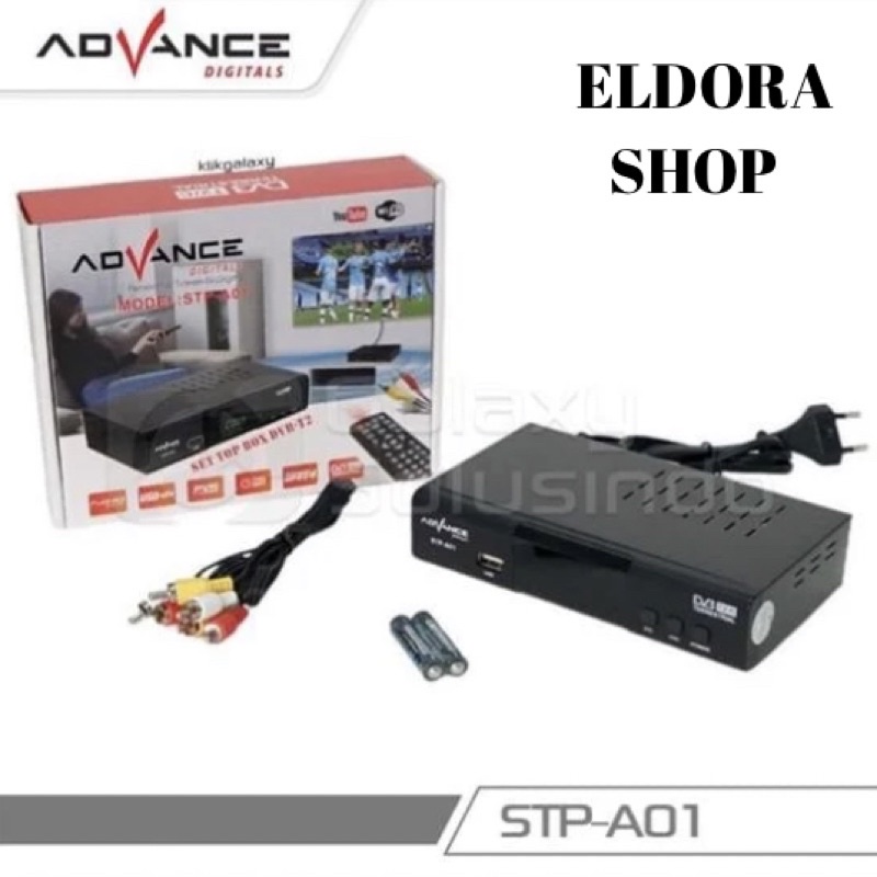 Jual Advance Set Top Box STB Box STP-A01 DVB-T2 | Shopee Indonesia